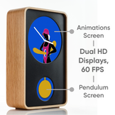 Klydoclock | A Decor Clock with Ever-Evolving Klydo Animations